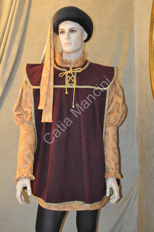 Abito Maschile Medievale del trecento